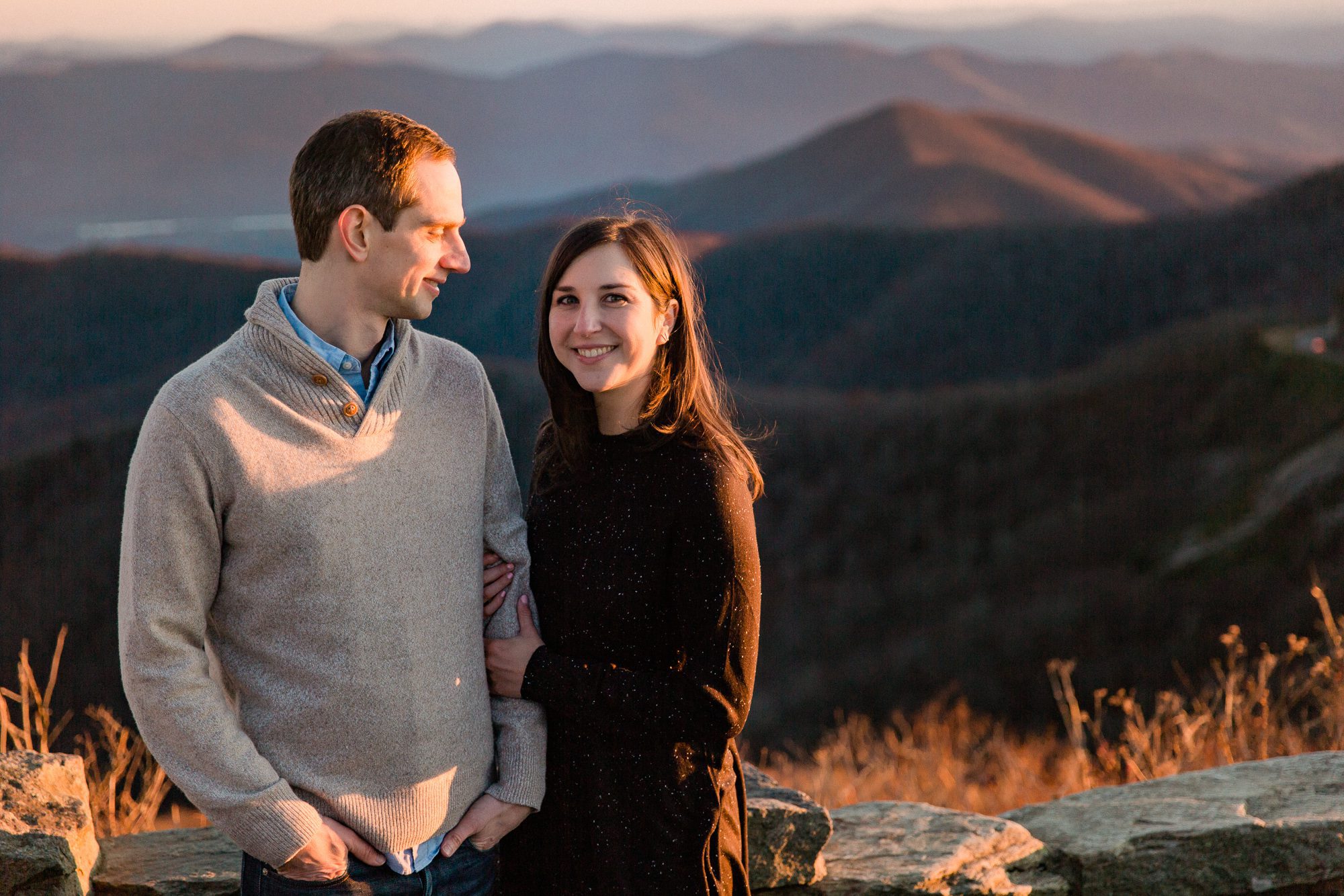 Blue Ridge Parkway Engagement Photos | Jennifer and Tripp